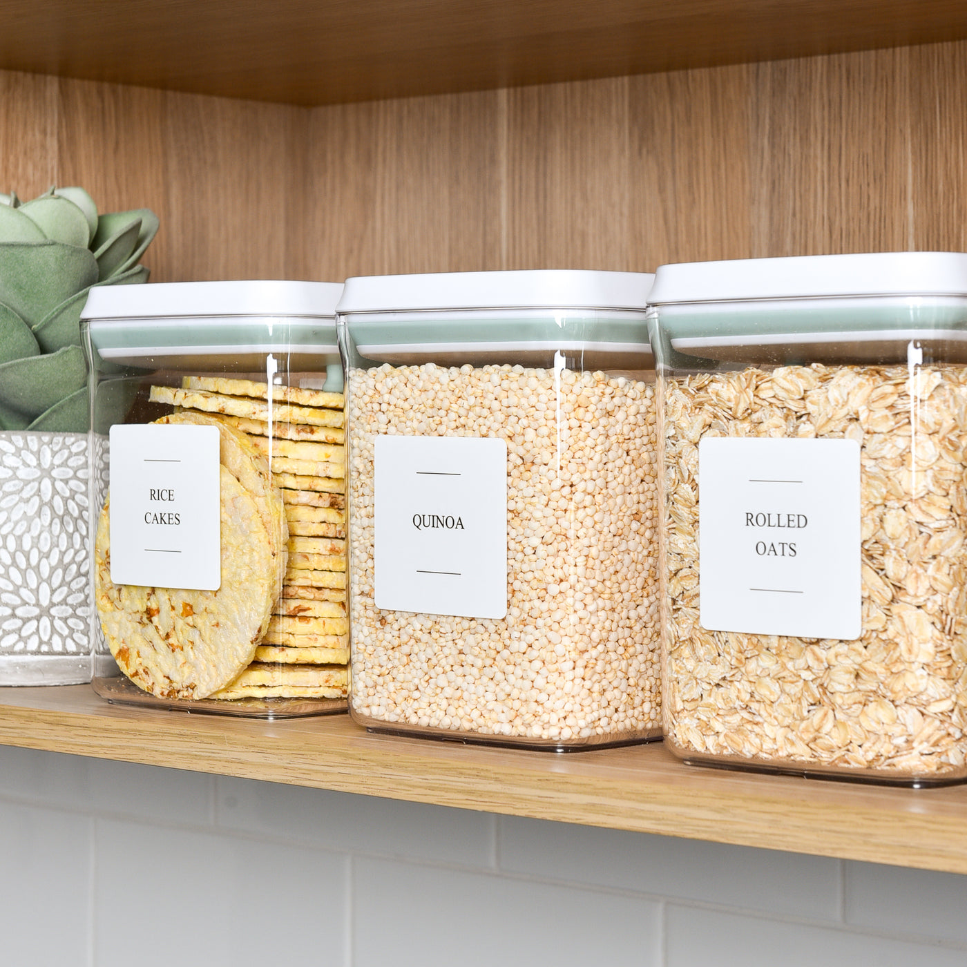 Complete Pantry Sticker Set | 156 Stickers | White