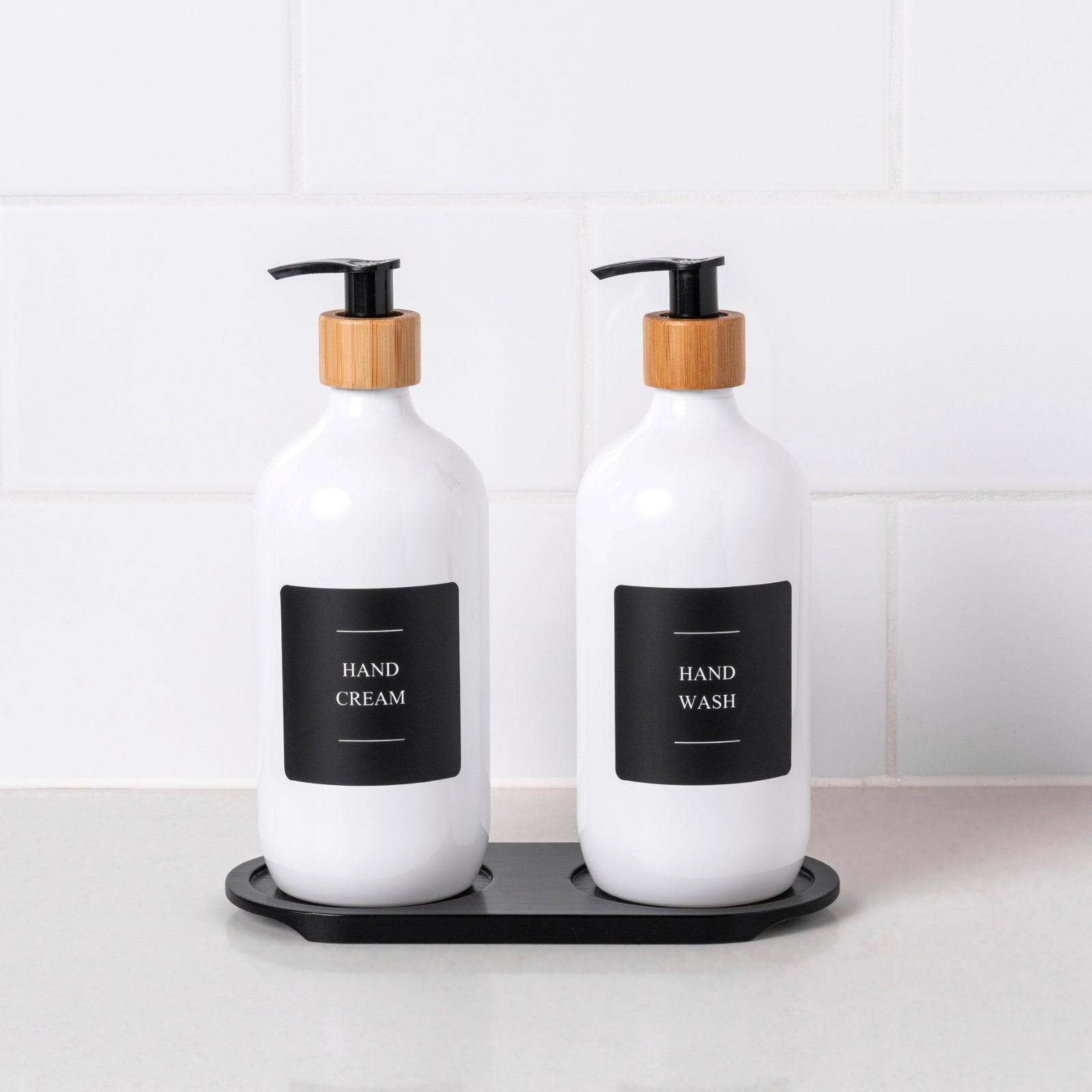 Bathroom, Laundry & Cleaning Sticker Set | 72 Stickers | Black