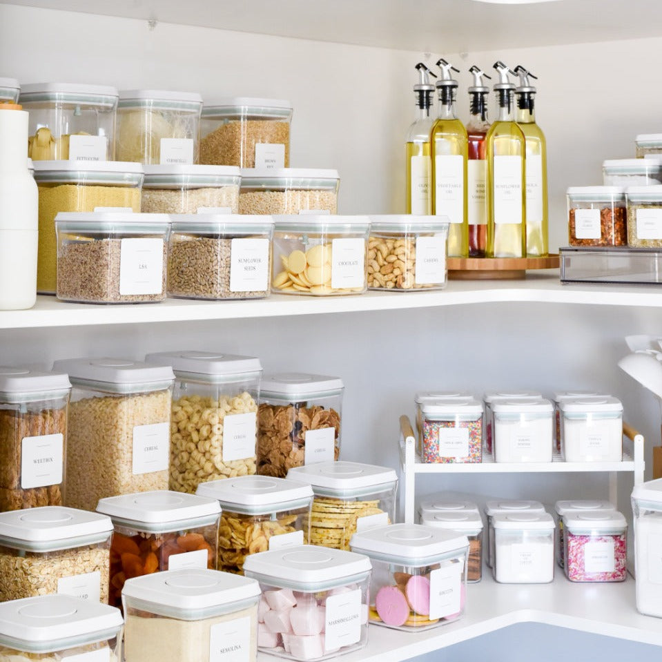 Push Top Pantry Container Set | Airtight | 23 Pack