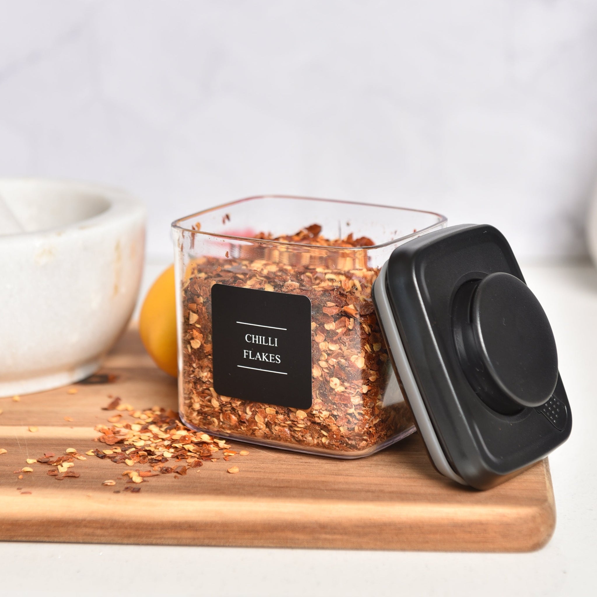 Essentials Spice Sticker Set | 44 Stickers | Black