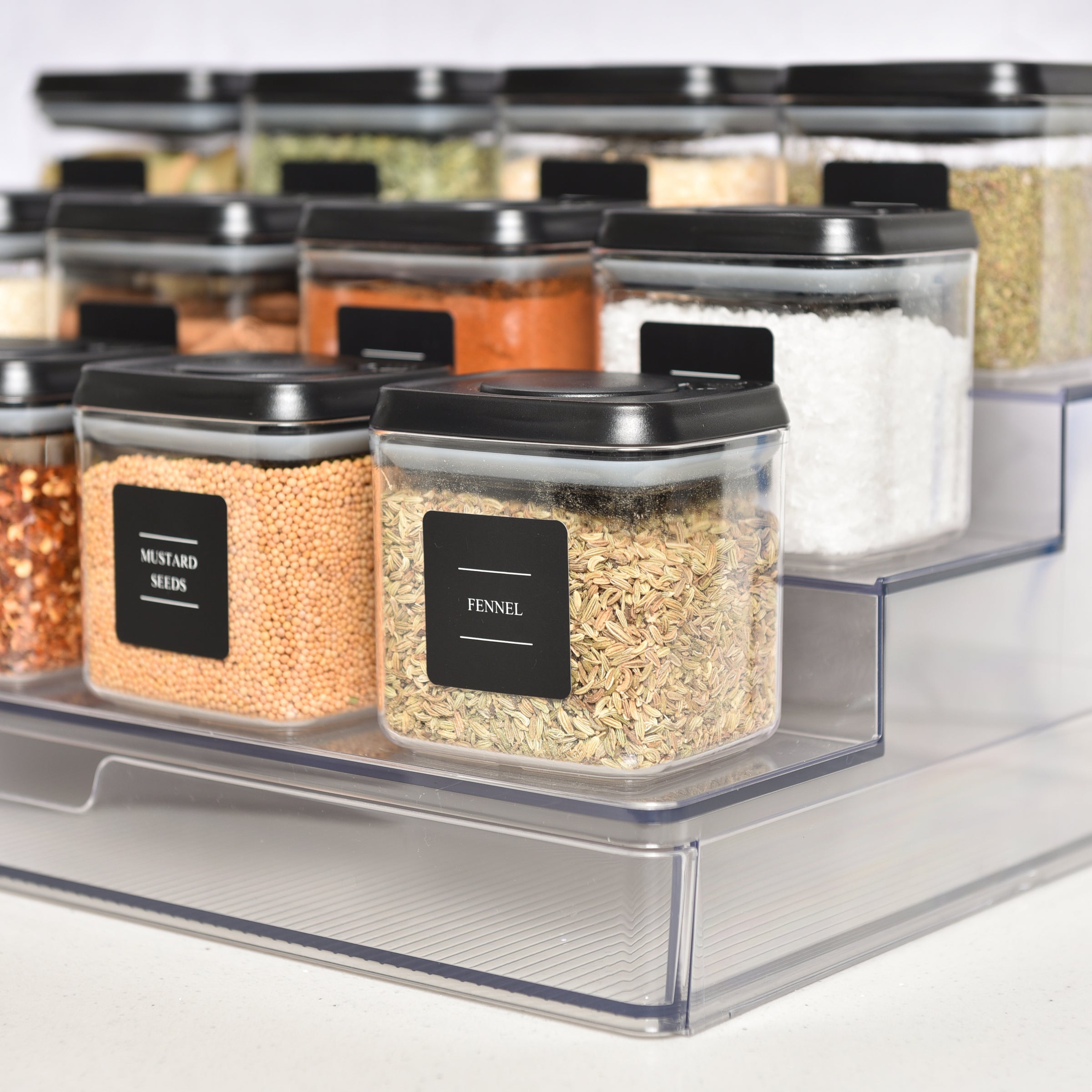 Complete Spice Sticker Set | 110 Stickers | Black