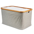 Linen Storage Basket Set Light Grey | 8 Pack | Blissful Little Home
