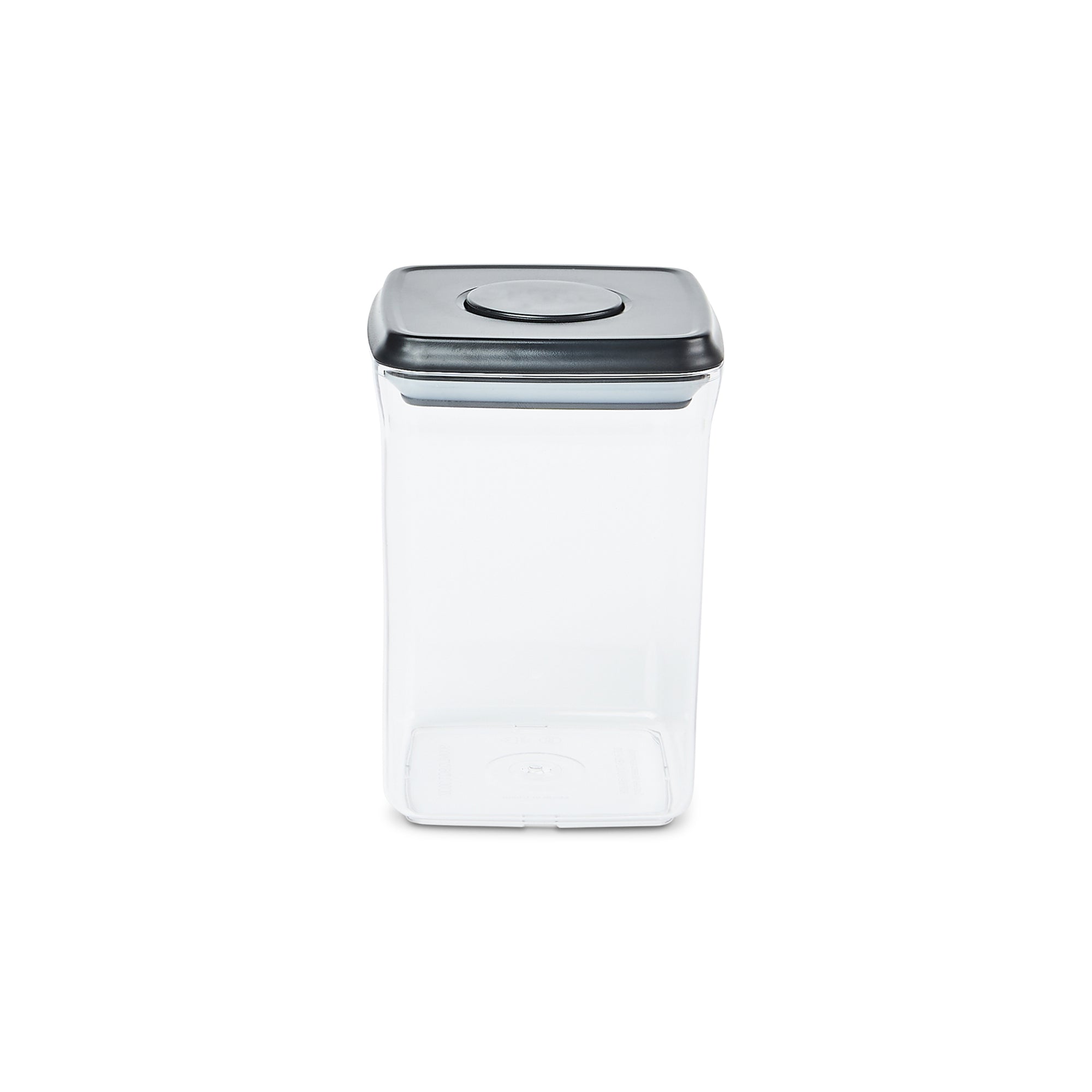 Push Top Airtight Pantry Container 900ml Canister | Black Lid