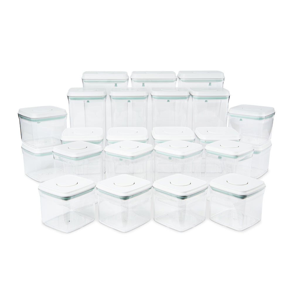 Push Top Pantry Container Set | Airtight | 23 Pack